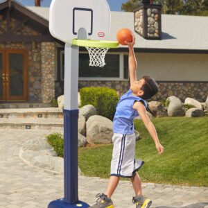 Little Tikes Adjust and Jam Pro Basketball Set, Blue