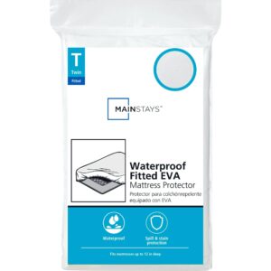 waterproof fitted vinyl twin mattress protector - 39 x 75 x 12