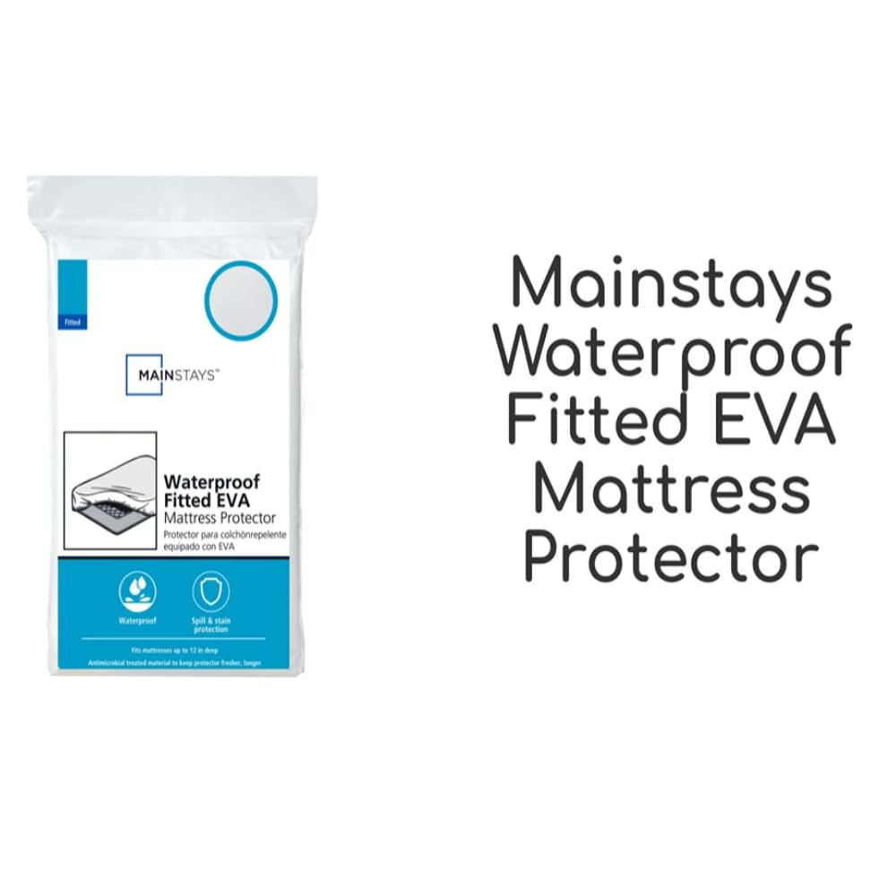 Waterproof Fitted Vinyl Twin Mattress Protector - 39 x 75 x 12