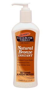 palmer's cocoa butter formula natural bronze instant tanner 250ml