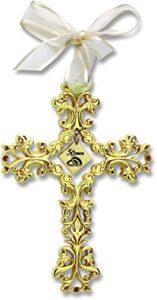 cathedral art (abbey & ca gift 50 year anniversary wall cross, 5-inch high