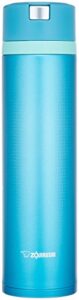 zojirushi canteen stainless steel mug 600ml - marine blue quick open & easy lock - sm-xb60-am