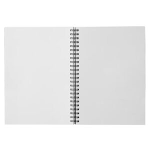 MUJI Double Ring Blank Notebook A5-size Unruled 80sheets - Pack of 3books