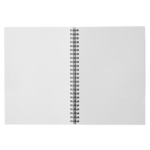 MUJI Double Ring Blank Notebook A5-size Unruled 80sheets - Pack of 3books