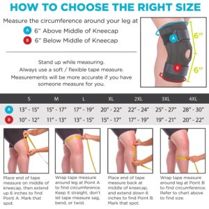 BraceAbility Plus Size Chondromalacia Knee Brace - XXL U-Shaped Patellofemoral Pain Syndrome Under Kneecap Stabilizing Support for Patellar Tendonitis, Meniscus Tears, Arthritis Support (2XL)