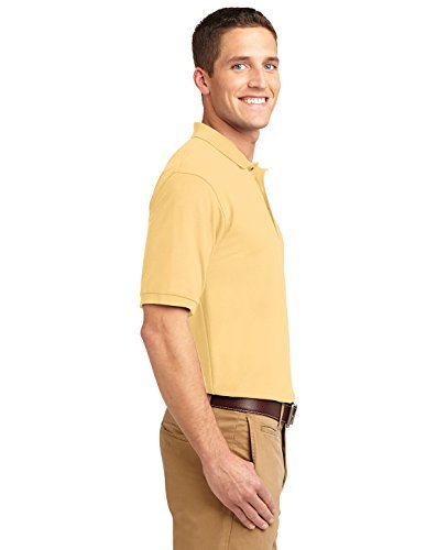 Port Authority Tall Silk Touch Polo. TLK500 Steel Grey