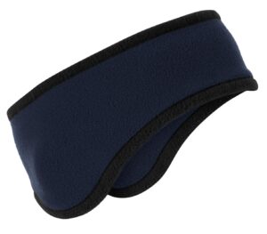 port authority two-color fleece headband