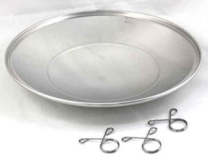 weber 80681 13-1/2" diameter ash catcher pan for 22" kettle grill