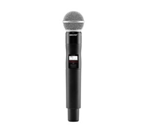 shure qlxd2/sm58 wireless handheld microphone transmitter with sm58 capsule (receiver sold separately) - g50 band