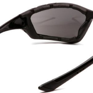 Pyramex Safety Accurist Safety Glasses Black Silver Mirror Lens