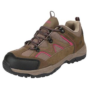 northside womens snohomish low-w hiking shoe, stone/berry, 7.5 us