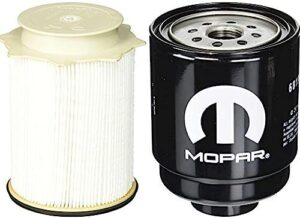 dodge ram 6.7 liter diesel fuel filter water separator set mopar oem