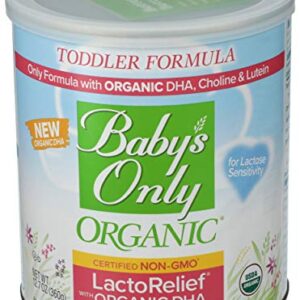 Baby's Only Toddler Formula, Lactose Relief, Organic, 12.7-Ounce Can