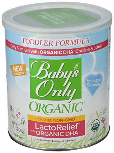 Baby's Only Toddler Formula, Lactose Relief, Organic, 12.7-Ounce Can