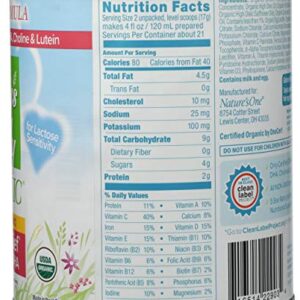 Baby's Only Toddler Formula, Lactose Relief, Organic, 12.7-Ounce Can