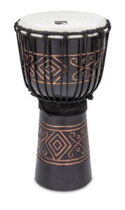 toca tssdj-mbo street series 10-inch black onyx djembe, medium