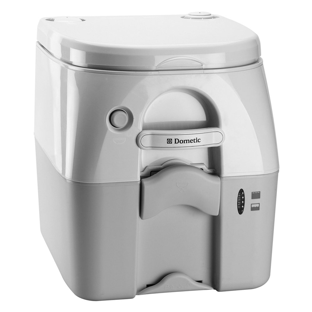 Sealand Dometic 975MSD Portable Toilet 5.0 Gallon - Grey w/Brackets