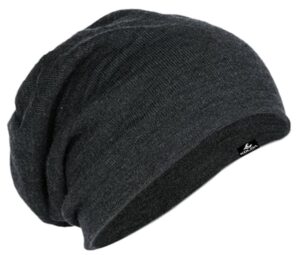 koloa surf slouchy beanie in charcoal heather one size