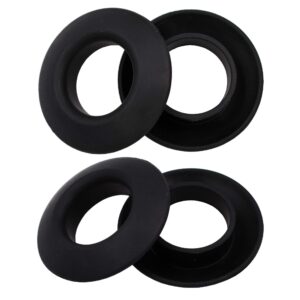 betobier 4 pcs universal kayak paddle drip rings-for kayak and canoe paddles - no more sliding up and down (black)