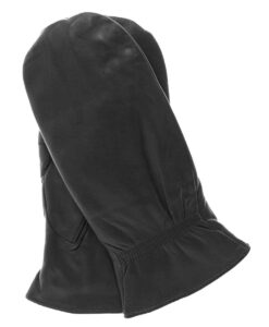 pratt and hart breckenridge women’s leather mittens with finger liners size m color black