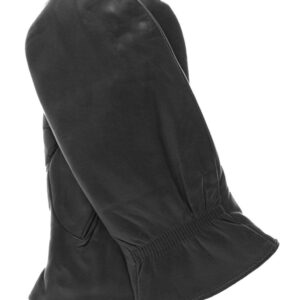 Pratt and Hart Breckenridge Women’s Leather Mittens with Finger Liners Size M Color Black