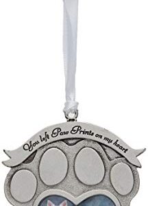 Cathedral Art (Abbey & CA Gift Paw Prints Pet Memorial Photo Ornament, Multi