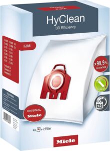 miele type fjm 3d efficiency hyclean dust bag