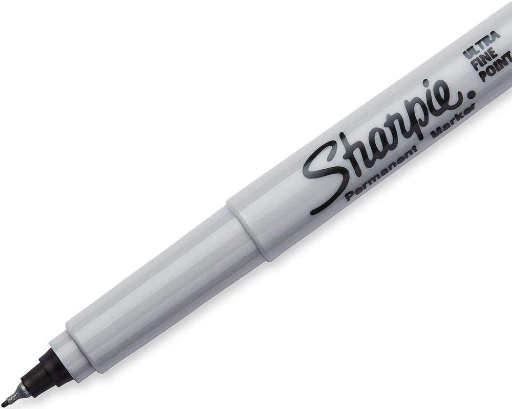 SHARPIE 37001 Permanent Markers, Ultra Fine Point, Black Color, 24 Sets of 12 Markers, 288 Markers Total