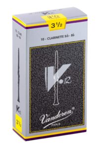 vandoren cr1935 bb clarinet v.12 reeds strength 3.5; box of 10