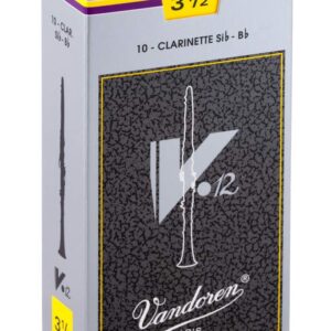 Vandoren CR1935 Bb Clarinet V.12 Reeds Strength 3.5; Box of 10