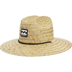 billabong mens classic straw lifeguard sun hat, natural, one size us