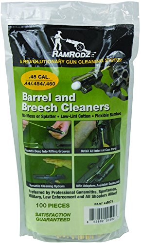 RamRodz Barrel and Breech Cleaners (75-Pack).45-Caliber