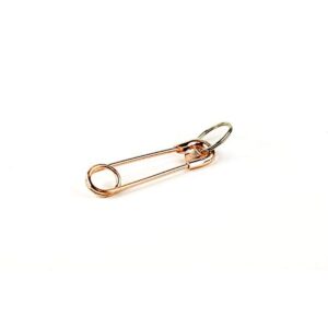 kikkerland keyring saftey pin, copper (kr77-c)