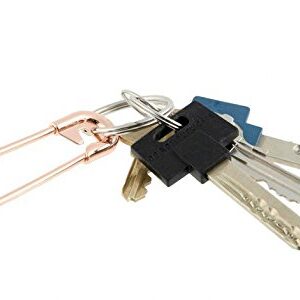 Kikkerland Keyring Saftey Pin, Copper (KR77-C)