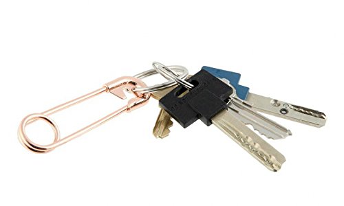 Kikkerland Keyring Saftey Pin, Copper (KR77-C)