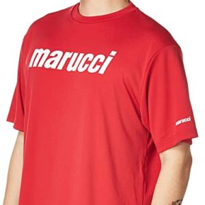 Marucci Adult Dugout Tee, Red, X-Large