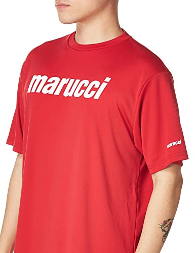 Marucci Adult Dugout Tee, Red, X-Large