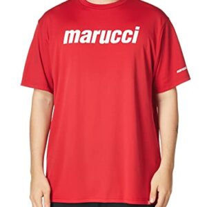 Marucci Adult Dugout Tee, Red, X-Large