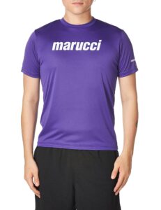 marucci youth dugout tee, purple, small