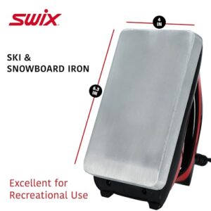 SWIX T77 Economy Waxing Iron for Alpine and Nordic Skis, Snowboard | 110V 1000 Watt Wax Iron with Temperature Adjustment