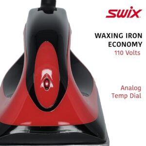 SWIX T77 Economy Waxing Iron for Alpine and Nordic Skis, Snowboard | 110V 1000 Watt Wax Iron with Temperature Adjustment