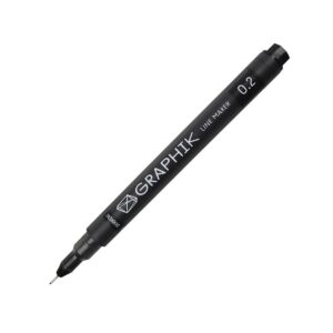 derwent graphik line maker black - 0.2mm nib