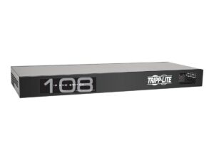 tripp lite 8-port compact 1+1 user rackmount cat5 ip kvm switch (b072-008-1-ip),black