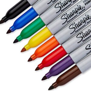 Sharpie Permanent Marker Fine Tip [30217PP] 8 Count (Pack of 3) 24 Markers Total