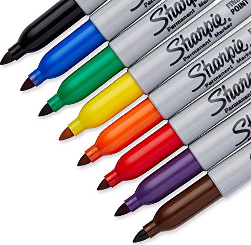 Sharpie Permanent Marker Fine Tip [30217PP] 8 Count (Pack of 3) 24 Markers Total