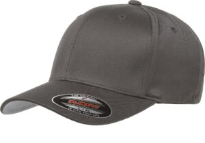 flexfit 6277 wooly combed twill cap dark gray