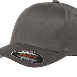 Flexfit 6277 Wooly Combed Twill Cap Dark Gray