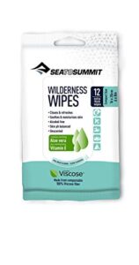 sea to summit wilderness wipes, 6 x 8-inch