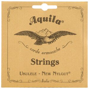 aquila new nylgut aq-30 soprano ukulele strings in fifths - gdae - 1 set of 4