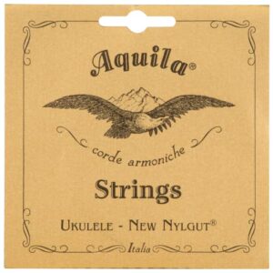 aquila new nylgut aq-21 baritone ukulele strings - low d - 1 set of 4